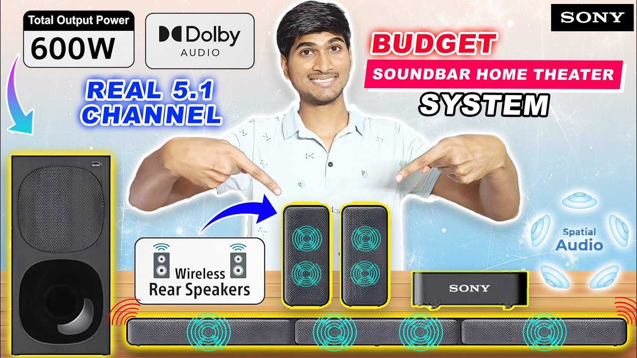 Sony HT-S40R 600W 5.1ch Soundbar Home Theatre System Review | Dolby ...