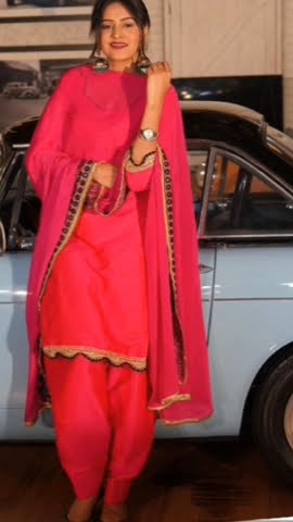 Bani sandhu suit design punjabi #shortvideo #status - YouTube