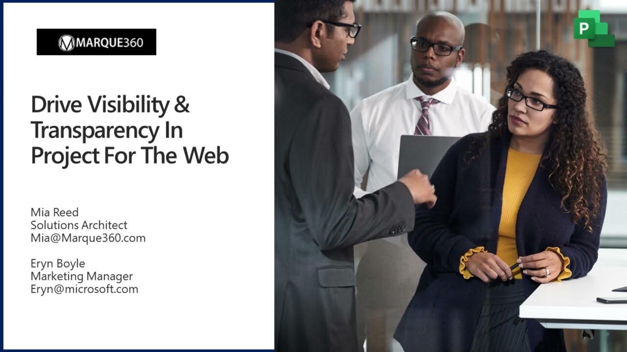 Drive Visibility & Transparency In Project For The Web - YouTube