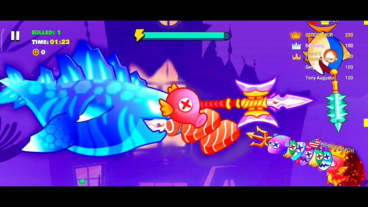 Fish.IO - A new battle! SEA HORSE & BOSS - Fish Game, fishdom ocean ...