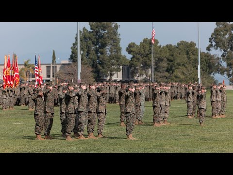 I MEF change of command ceremony at Marine Corps Base Camp Pendleton ...
