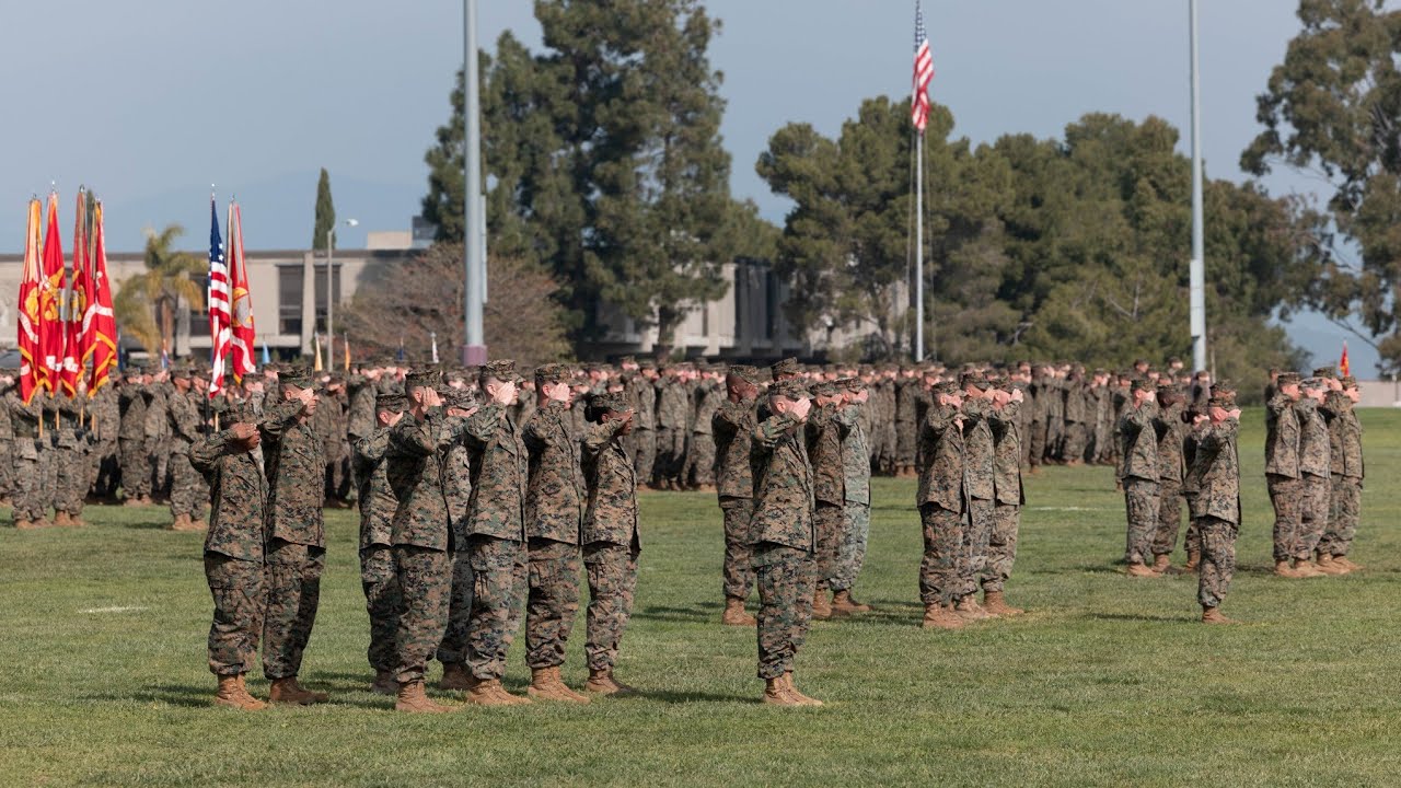 I MEF change of command ceremony at Marine Corps Base Camp Pendleton ...