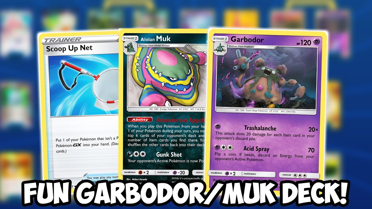 Discarding Items w/Garbodor/Alolan Muk Combo! Fun & Easy To Play ...