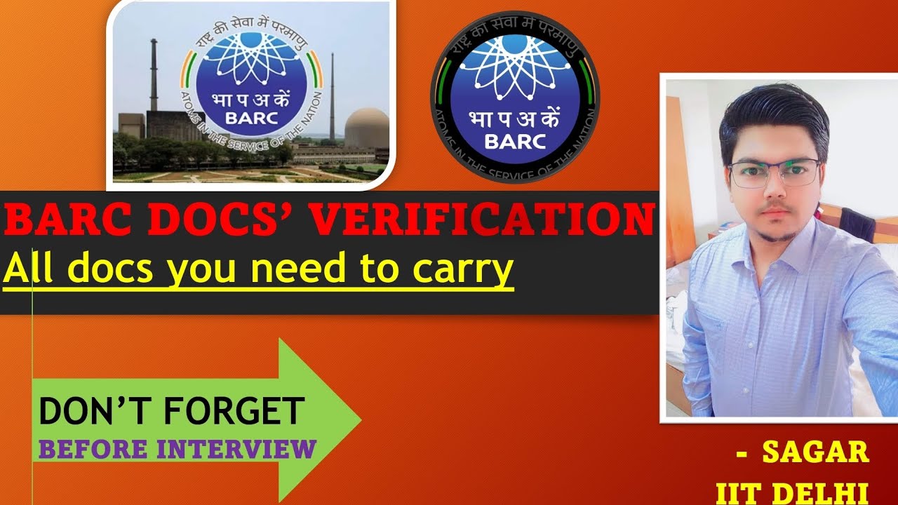 BARC document verification process | documents needed for BARC ...