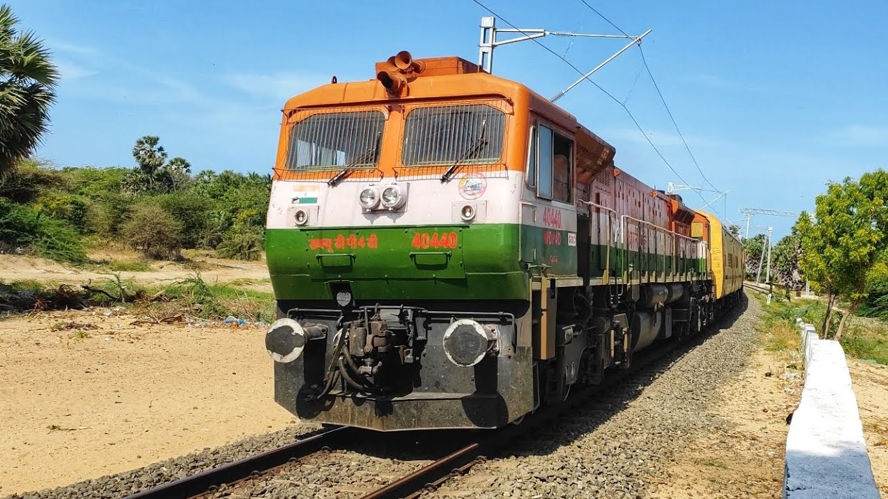 16850/Rameswaram Tiruchchirappalli Express departing Rameswaram ...