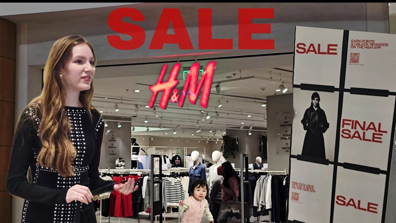 PRICE DROP SALE!! at H&M - shopping vlog #hm #h&m #shopping #sale # ...