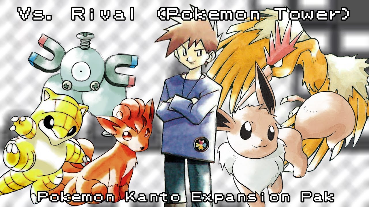 Pokemon Kanto Expansion Pak - Fifth Rival Fight (Pokemon Tower) - YouTube