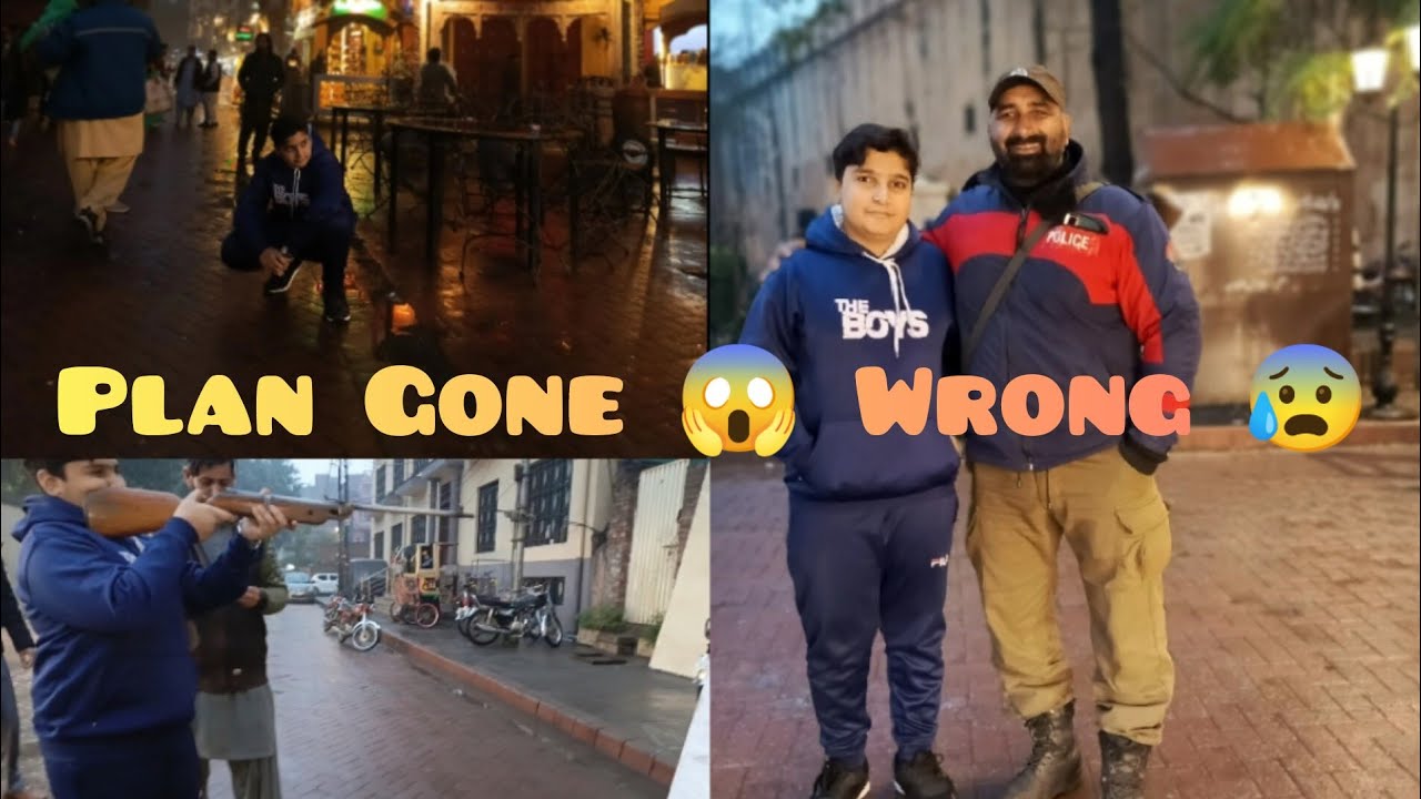 Badshahi Masjid Lahore ️ | Plan Gone Wrong😰 | Bahut Tez Barish Hui⛈️ ...