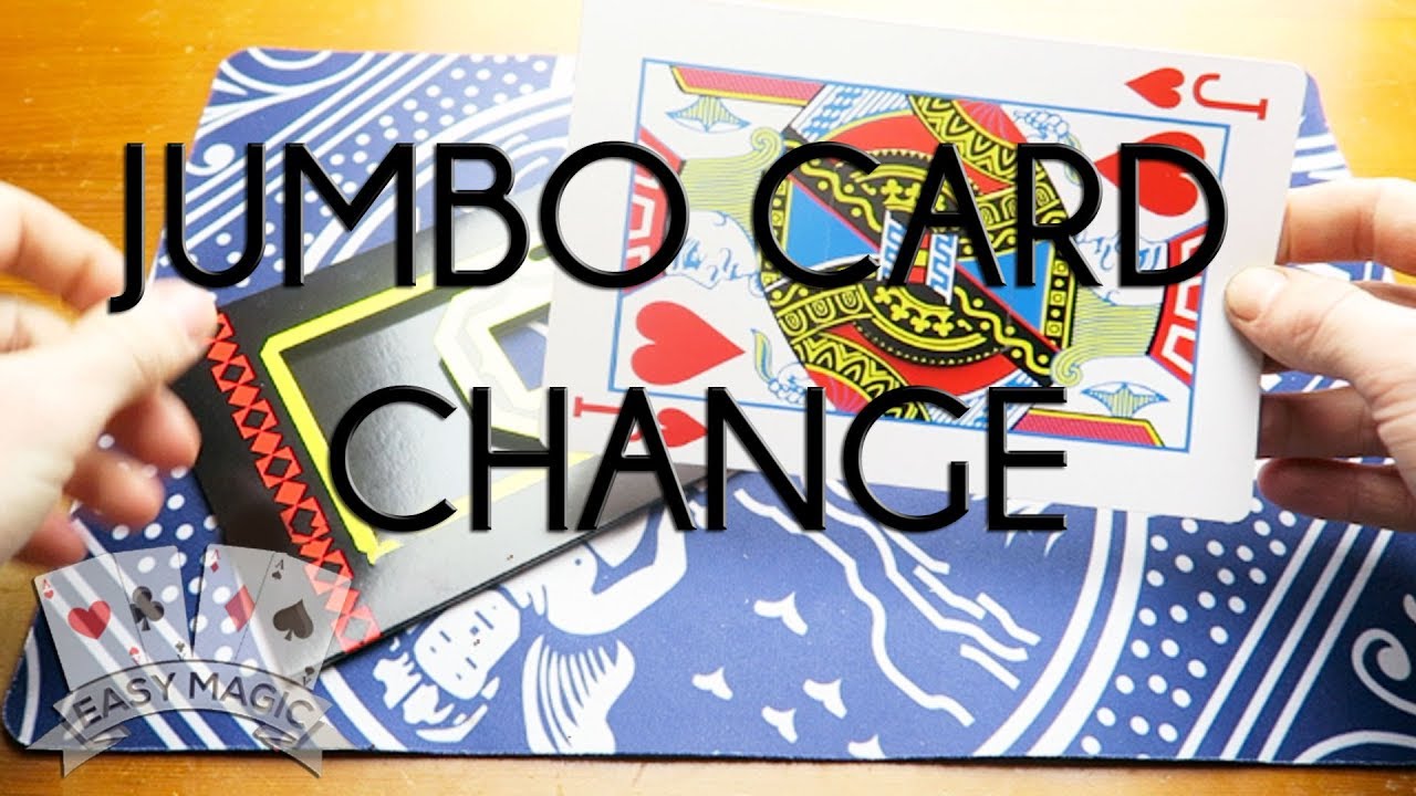 Jumbo Card Change Magic Trick | Stage Magic Trick | Easy Magic Tricks ...