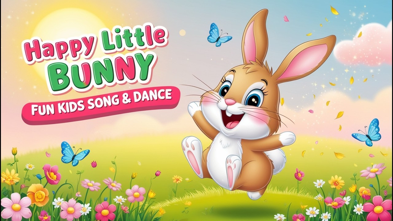 Happy Little Bunny | Fun Kids Song & Dance - YouTube