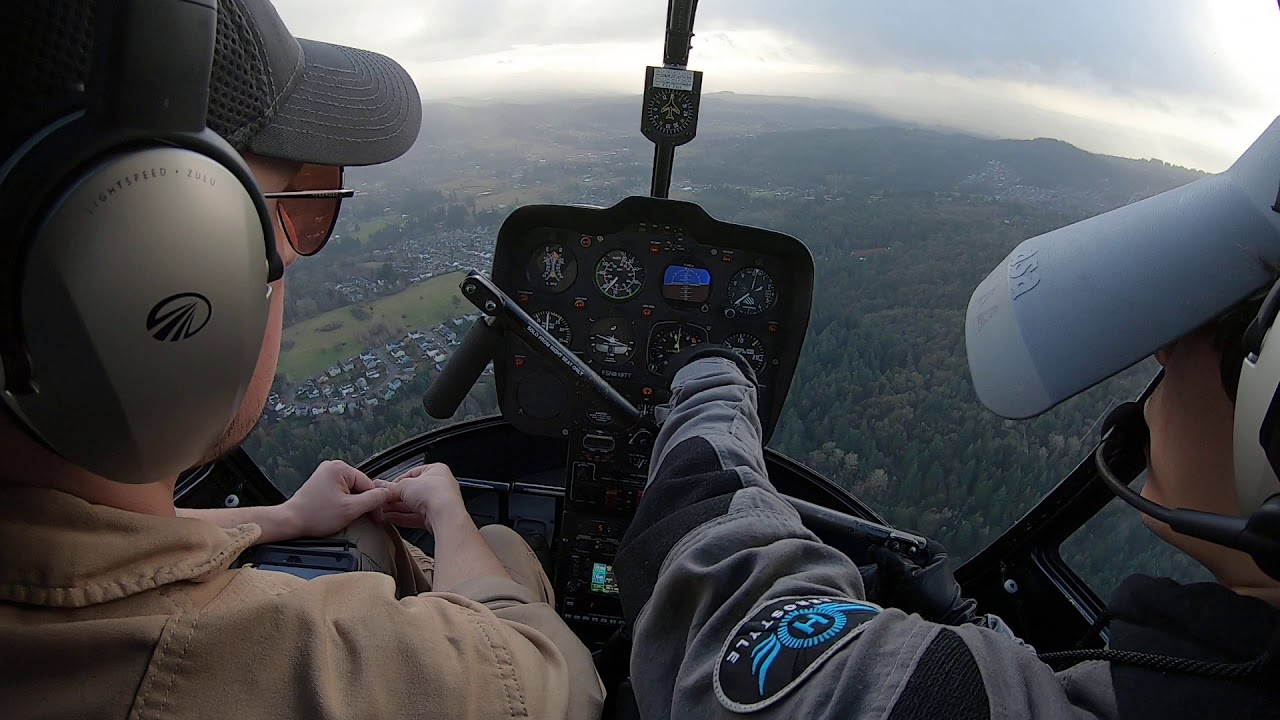 Overflying PDX during IFR training R22 - YouTube