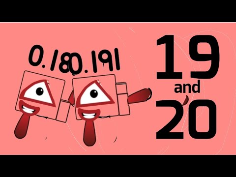Numberblocks band 1000ths 19 and 20 - YouTube