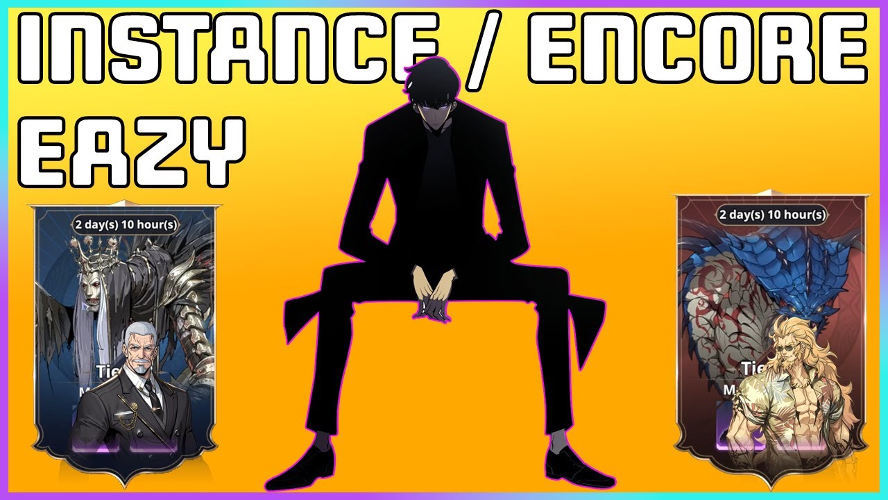 INSTANCE DUNGEON / ENCORE MISSIONS GUIDE VERSION 2 | [Solo Leveling ...