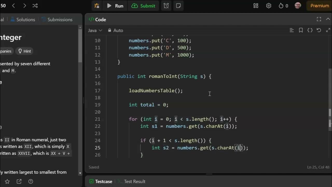 Roman to Integer - YouTube