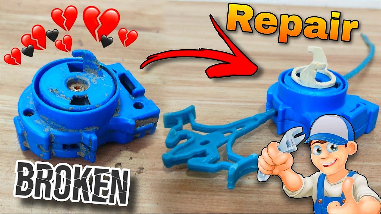 Repair My Broken Beyblade Launcher 🤗 - YouTube