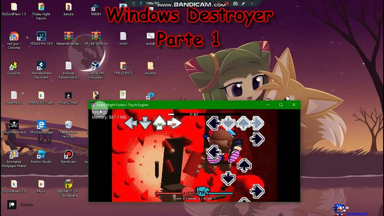 FNF NMI WIndow move lua script for psych engine - YouTube