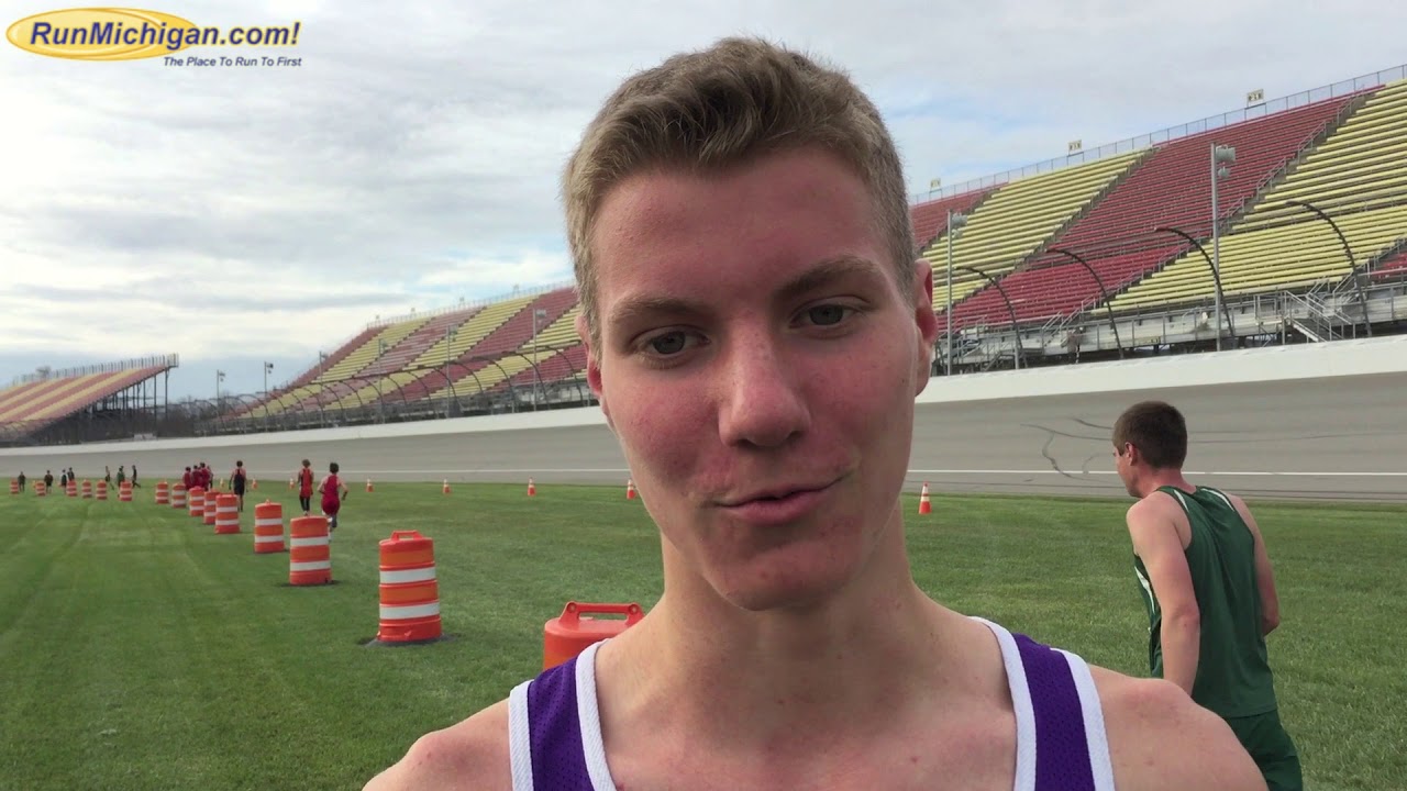 Interview: Luke Pohl, Plymouth Christian Academy, 2017 MHSAA XC Finals ...