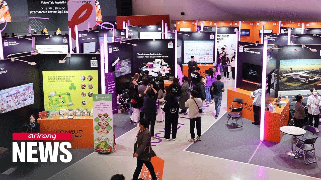 S. Korea's largest startup event "Comeup 2022" kicks off to showcase outstanding startups - YouTube