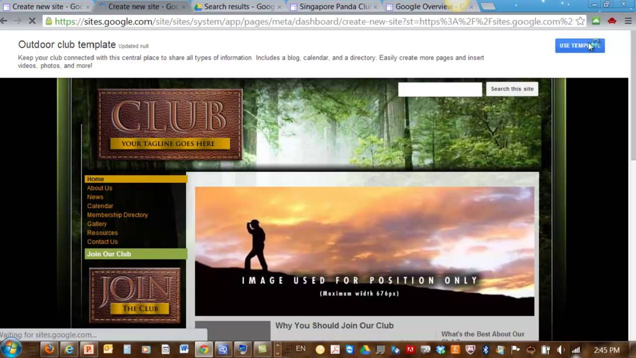 How to create a website using Google Sites - YouTube