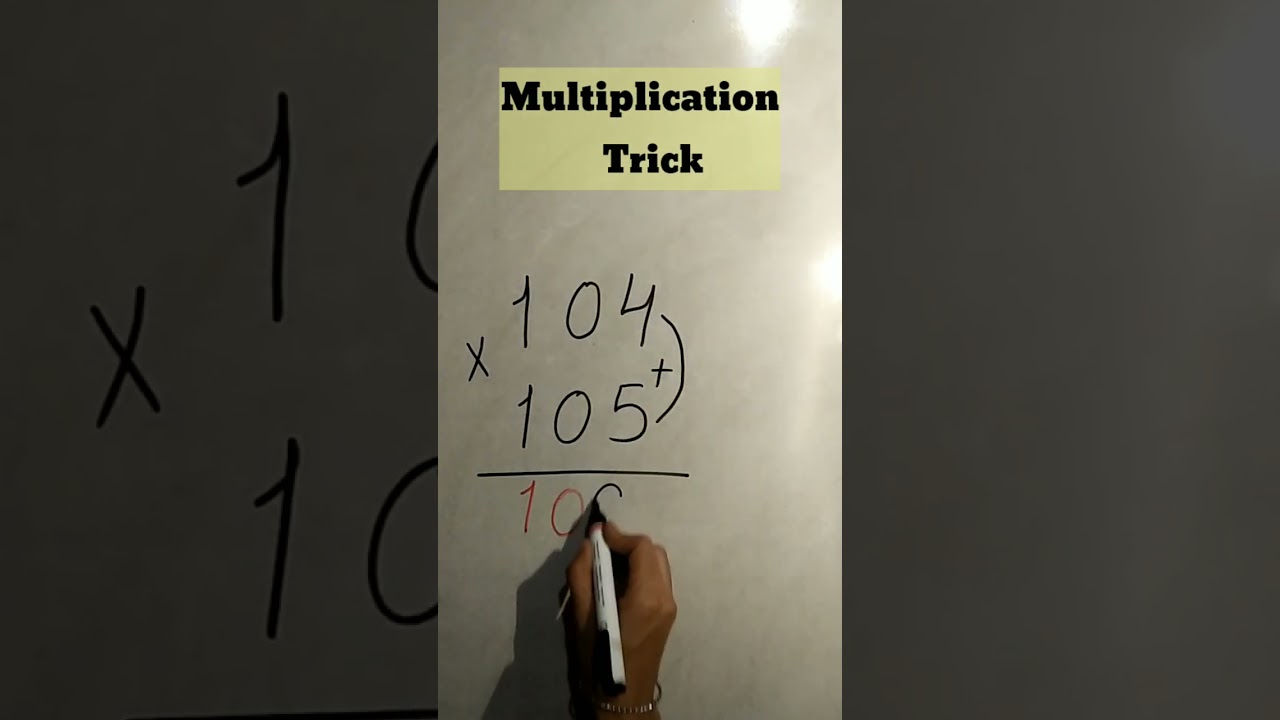 Multiplication Shortcut Trick | Fast Calculation | Magical number ...