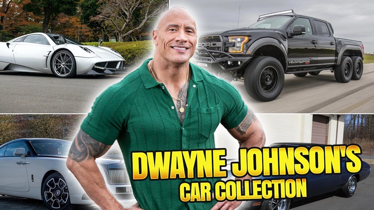 Car collection of Hollywood Star Dwayne Johnson With Sound | Cars of ...