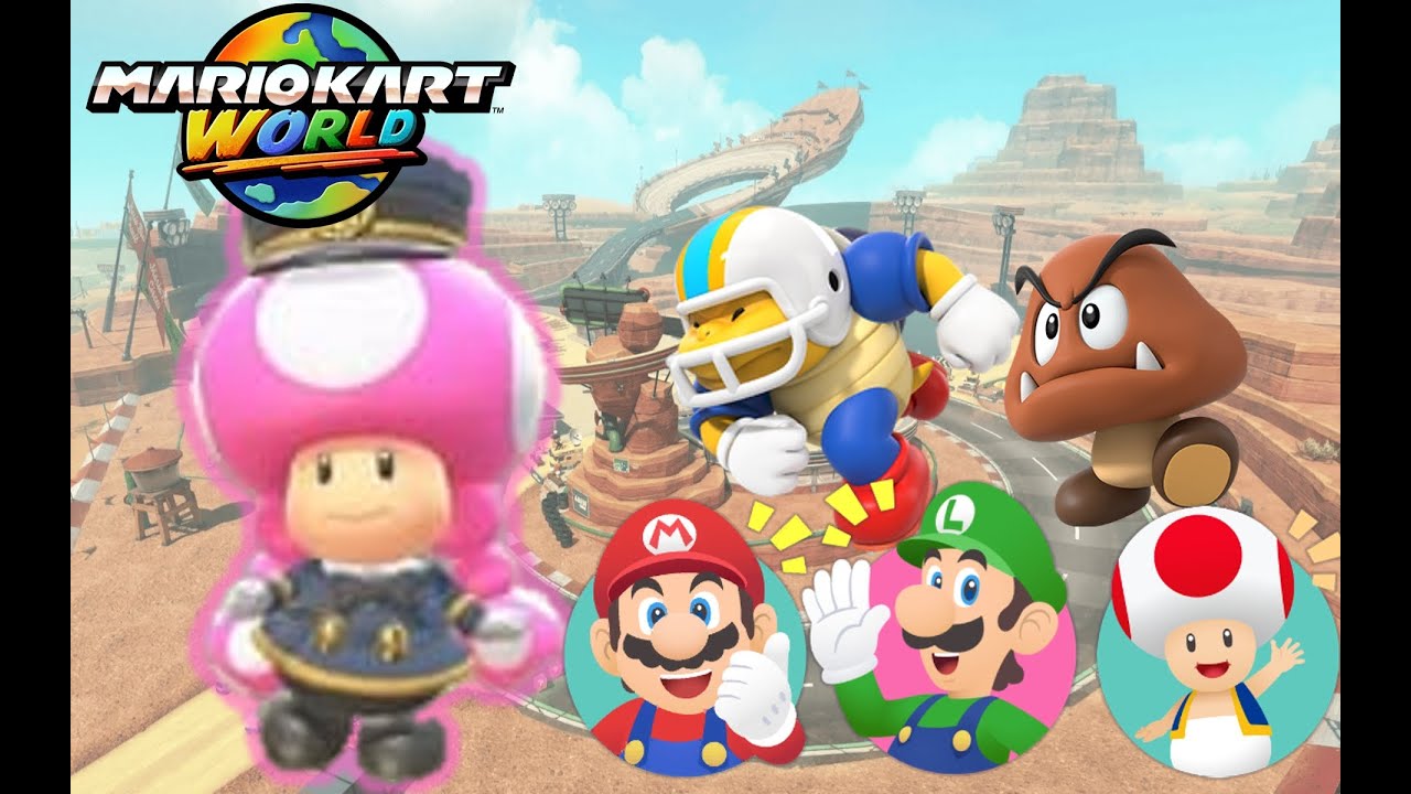 Mario Kart World - 100cc VS Races (32 races) - Conductor Toadette ...