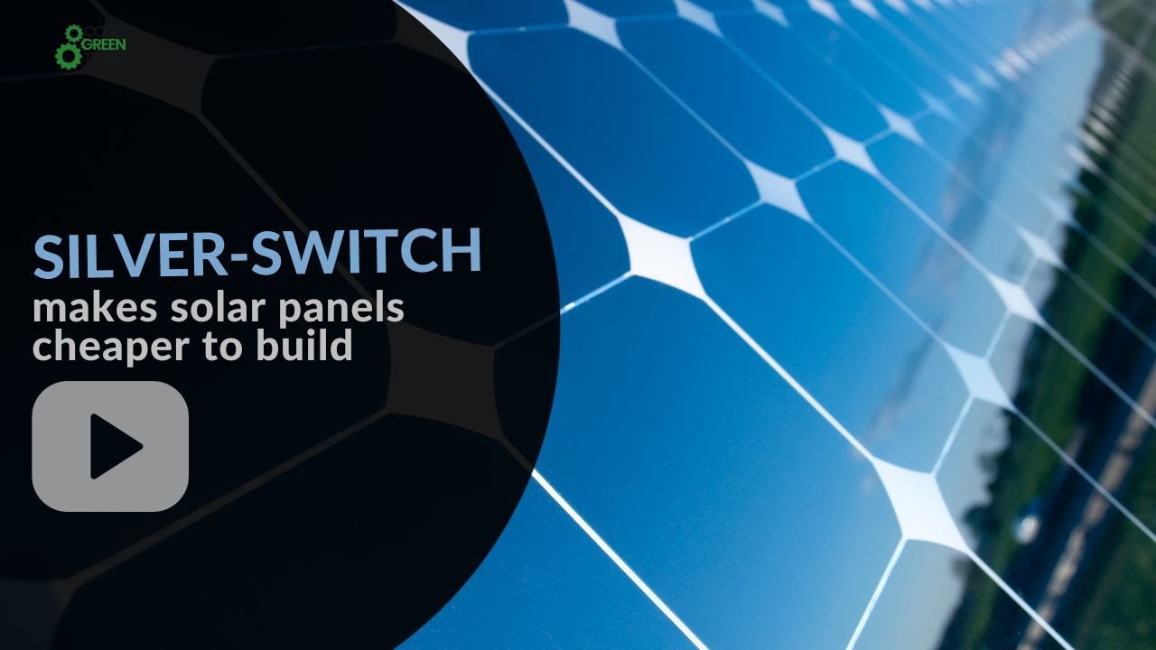 First copper-plated solar panel hits production line - YouTube