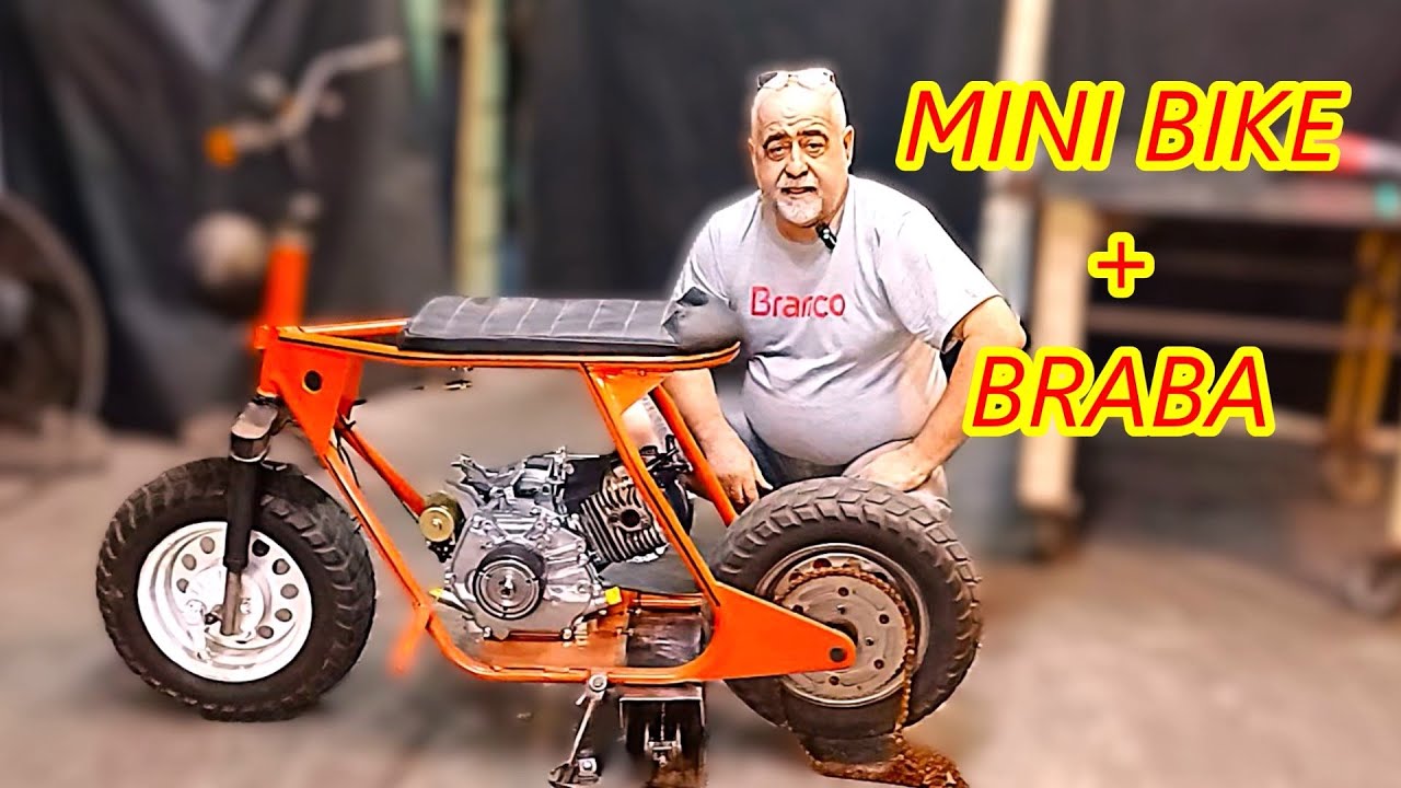 A MINI BIKE ESTA MAIS BRAVA : COLOCAMOS UM MOTOR DE 8,5 CV @brancomotores - YouTube