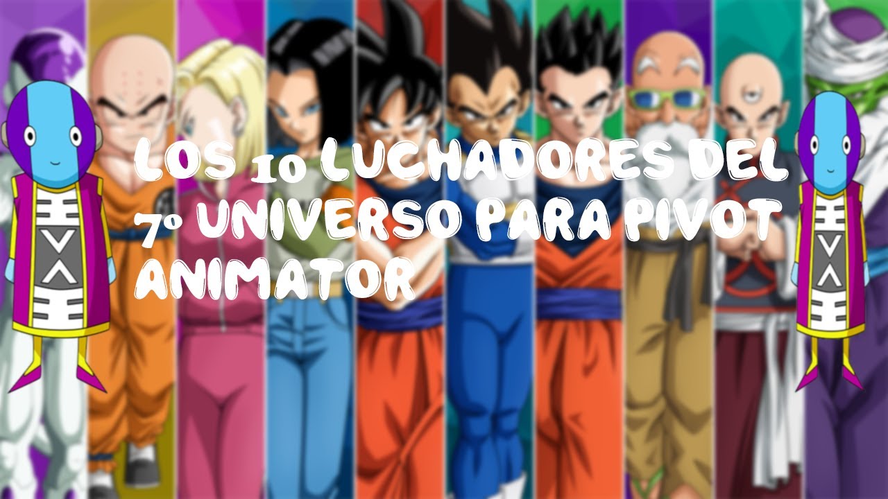 MEGA PACK PARA PIVOT ANIMATOR Torneo del poder Dragon Ball Super JAMG ...