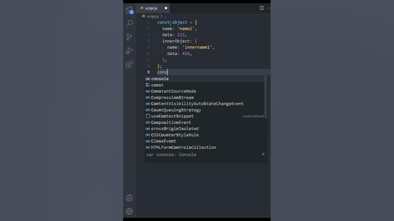 Object Copy in JavaScript: structuredClone() Method Explained! #javascript #coding - YouTube