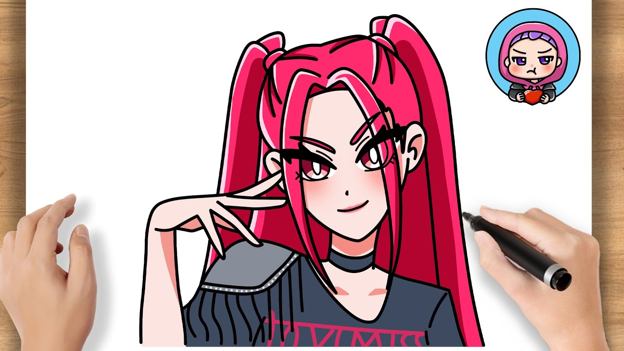 How to Draw Mira Kpop Demon Hunters Step by Step - YouTube
