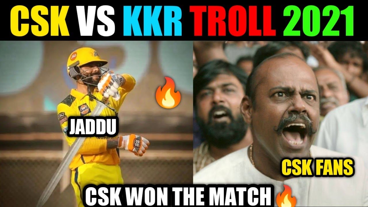 CSK VS KKR TROLL / JADEJA / CSK VS KKR HIGHLIGHTS TROLL / #TRUTHITS ...