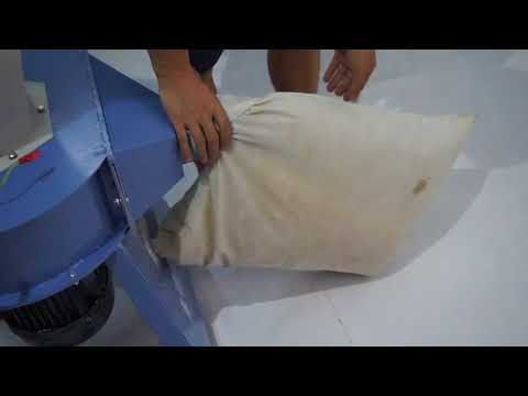 waste sponge foam shredder crushing cutting machine - YouTube