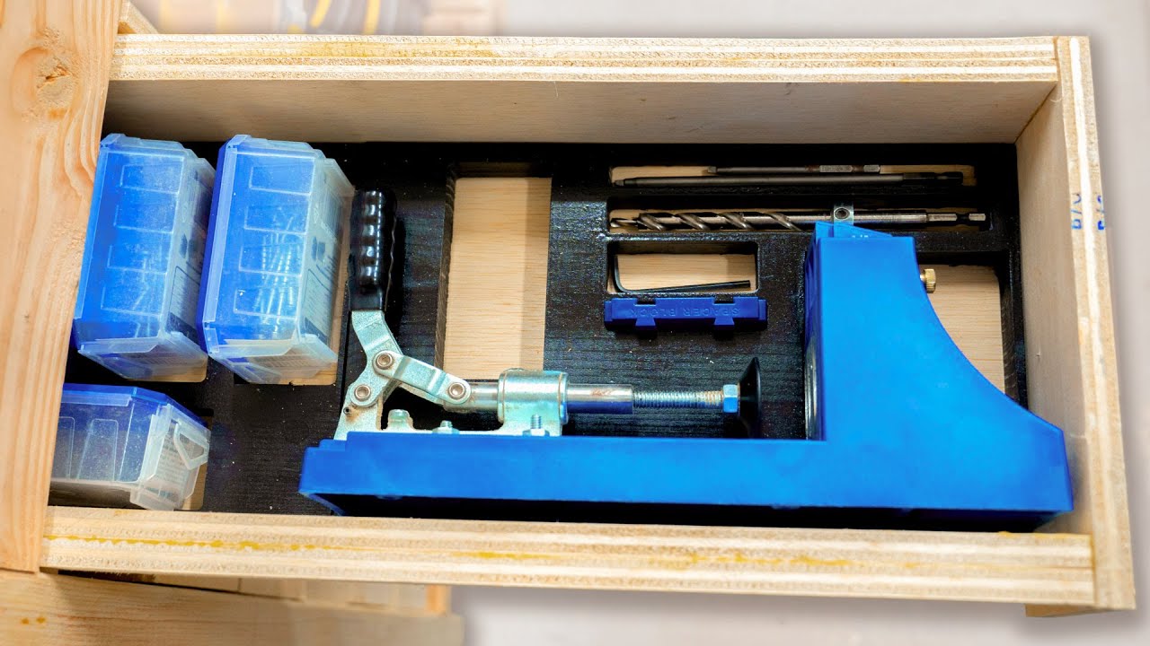 Easy DIY Shop Drawers with Built-in Organizers! - YouTube