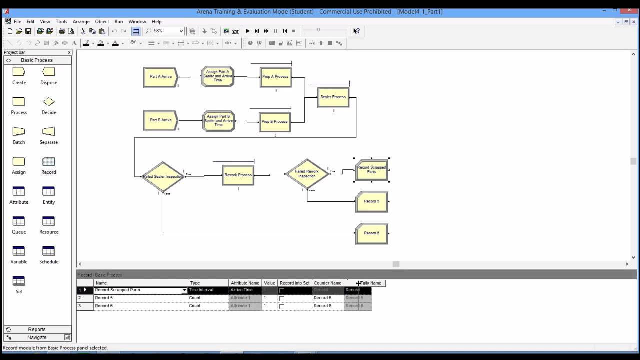 Simulation with Arena: Model4-1_Part2 - YouTube