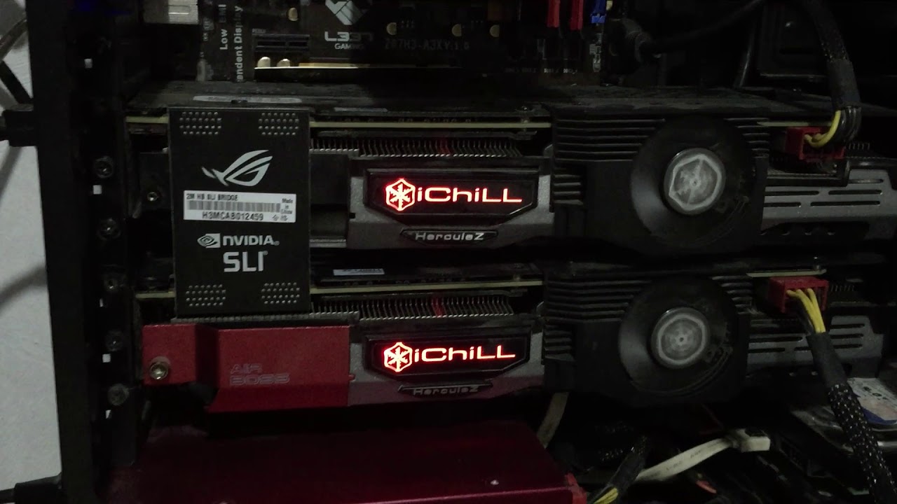GTX 1070 SLI setup - YouTube
