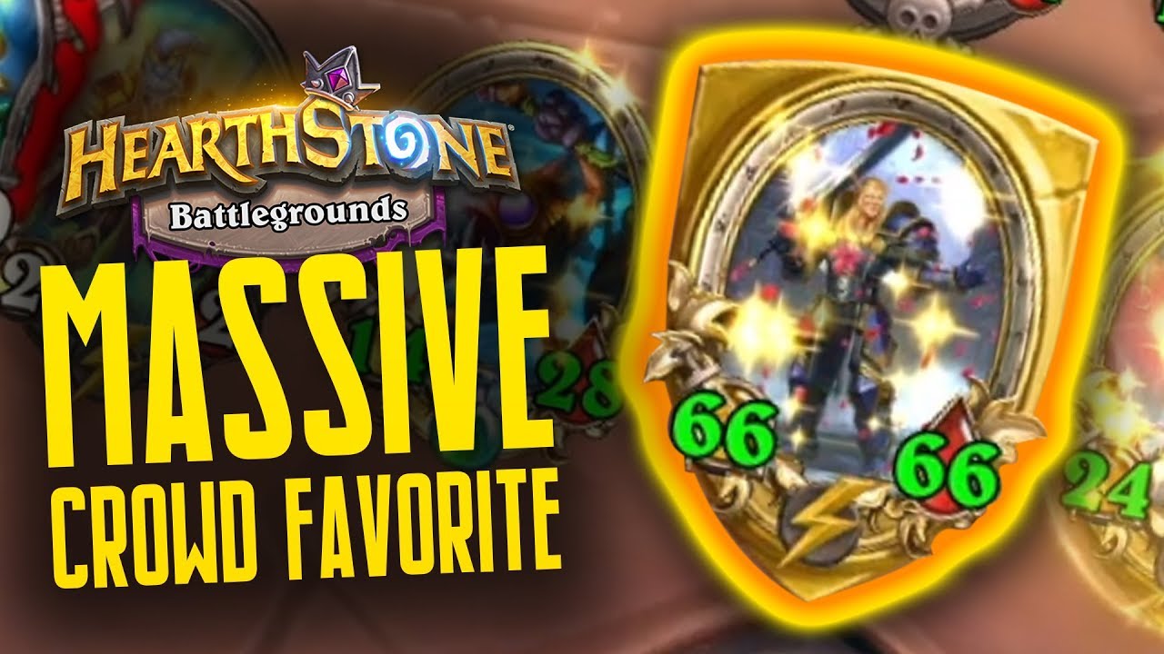 Golden Crowd Favorite is UNDERRATED! | Battlegrounds | Hearthstone - YouTube