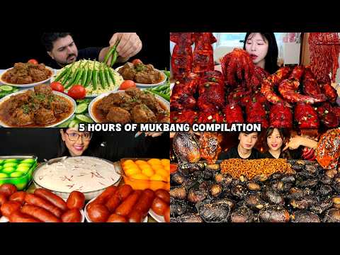 5 HOURS EXTREME ASMR MUKBANG 😱🔥 | BEST BIG BITES FOOD COMPILATION