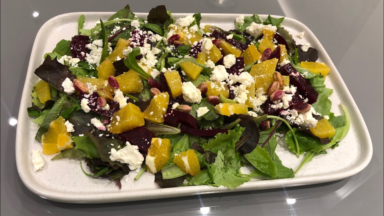 Sallate me panxhar te kuq dhe portokall | Salad with red beet and ...