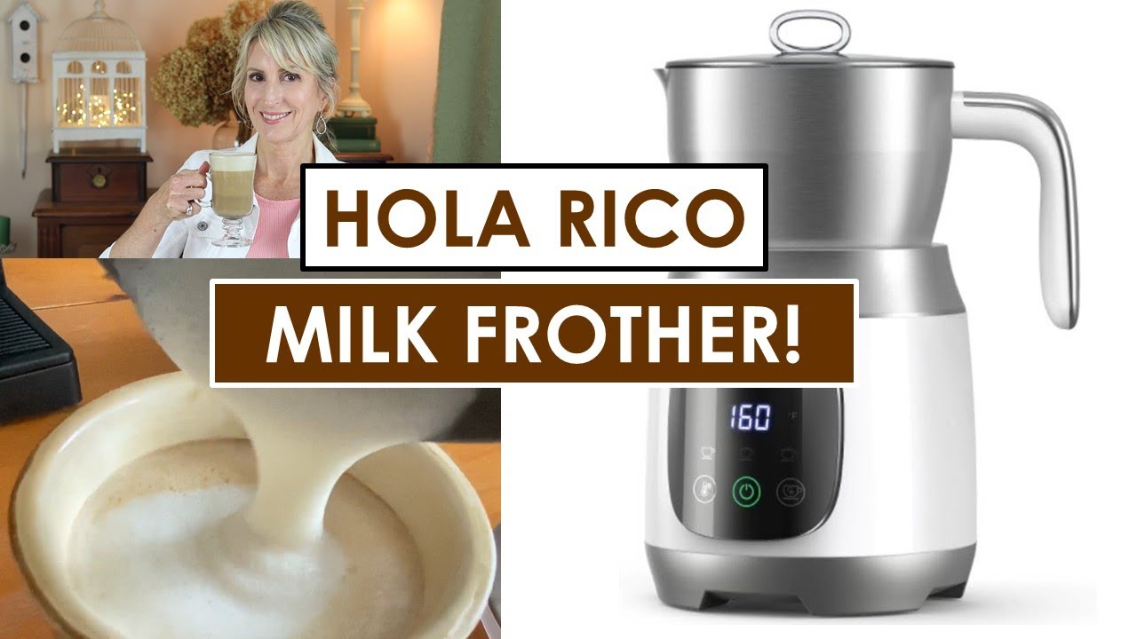 Milk Frother REVIEW - Hola Rico - for Frothy Drinks! - YouTube