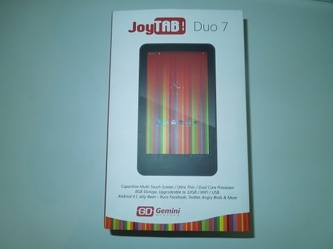 Gemini joytab duo 7 unboxing - YouTube