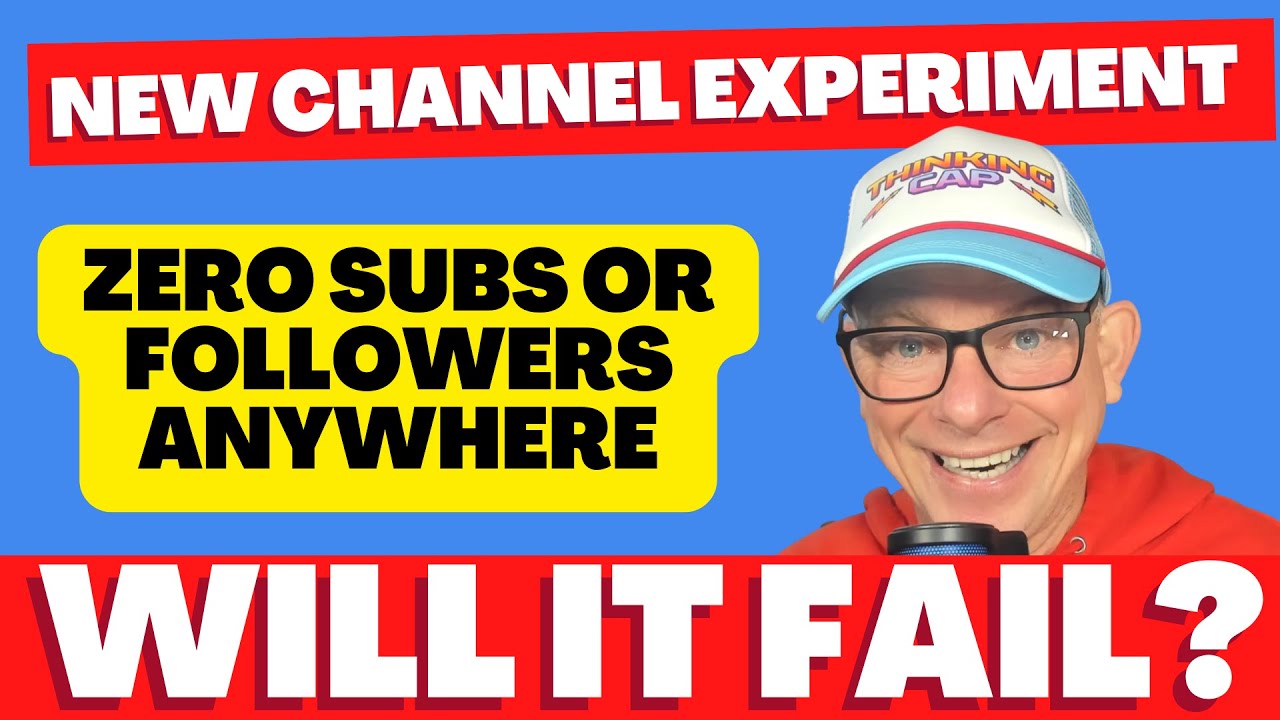 New Channel Experiment: New EVERYTHING from scratch, YT, FB, TIKTOK ...