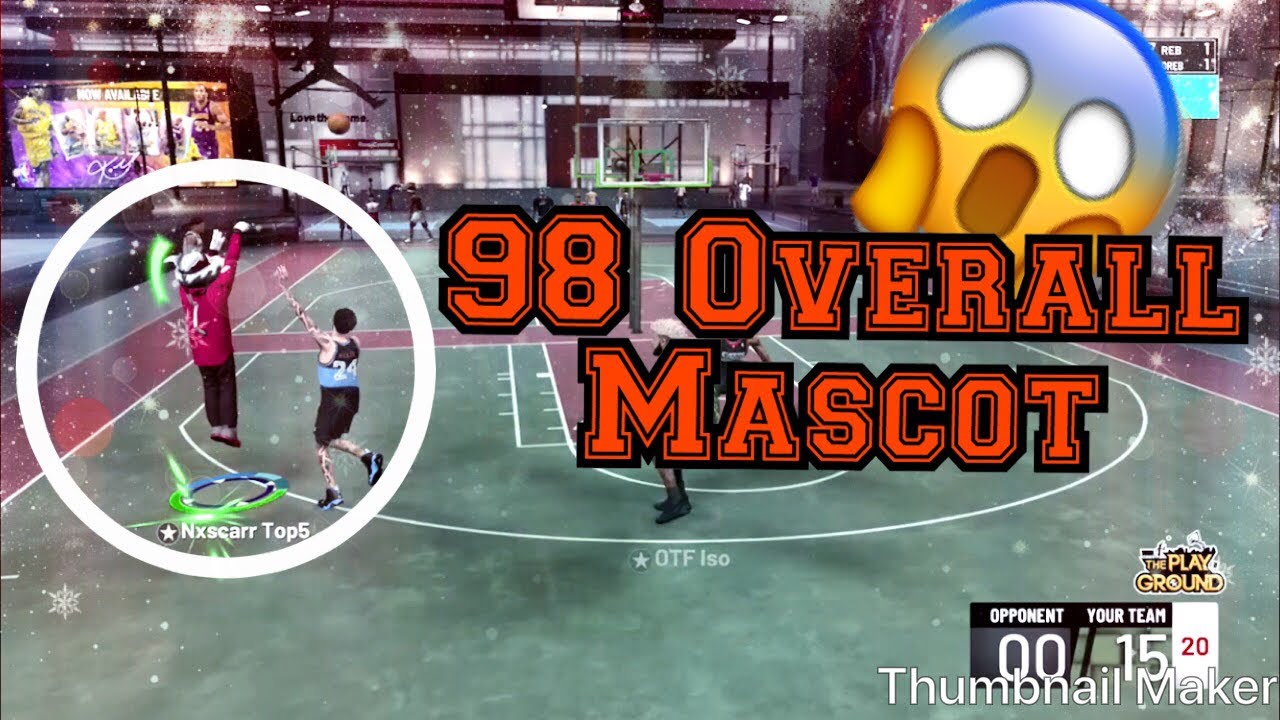 I Played On A 98 Overall Mascot 😱 !!! Nba 2k19 Gameplay - YouTube