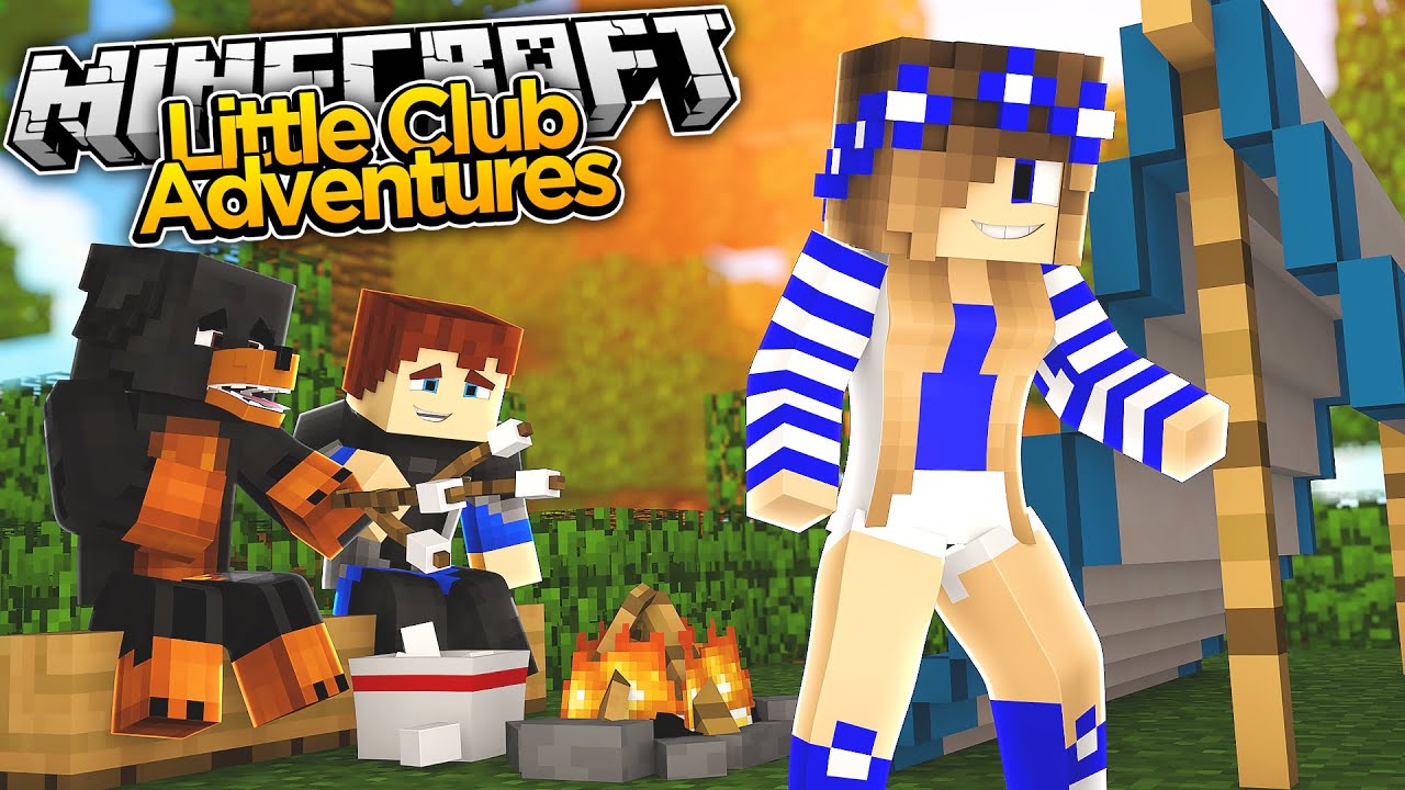 Minecraft Little Club Adventures - Little Carly Goes Camping With Scuba ...