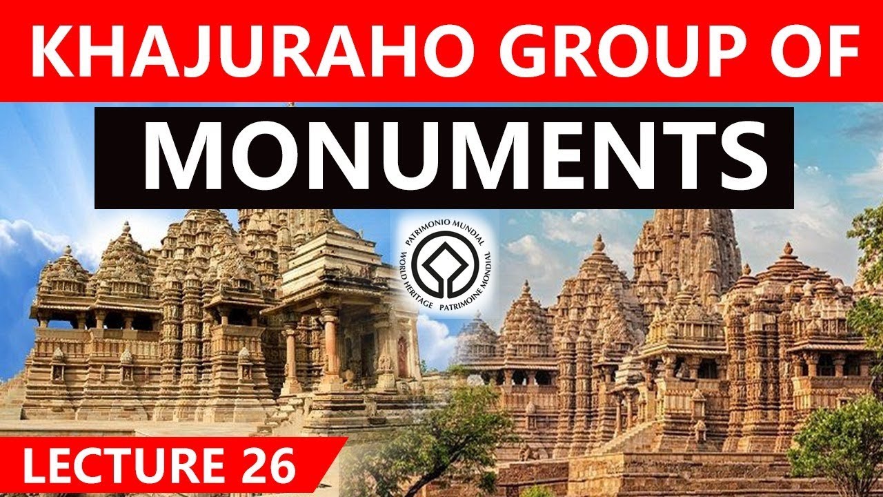 UNESCO World Heritage Site, Khajuraho Group of Monuments built during ...