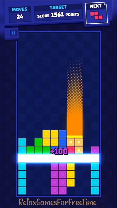 Tetris - classic retro block brick logic puzzle game Level 15 gameplay walkthrough - YouTube