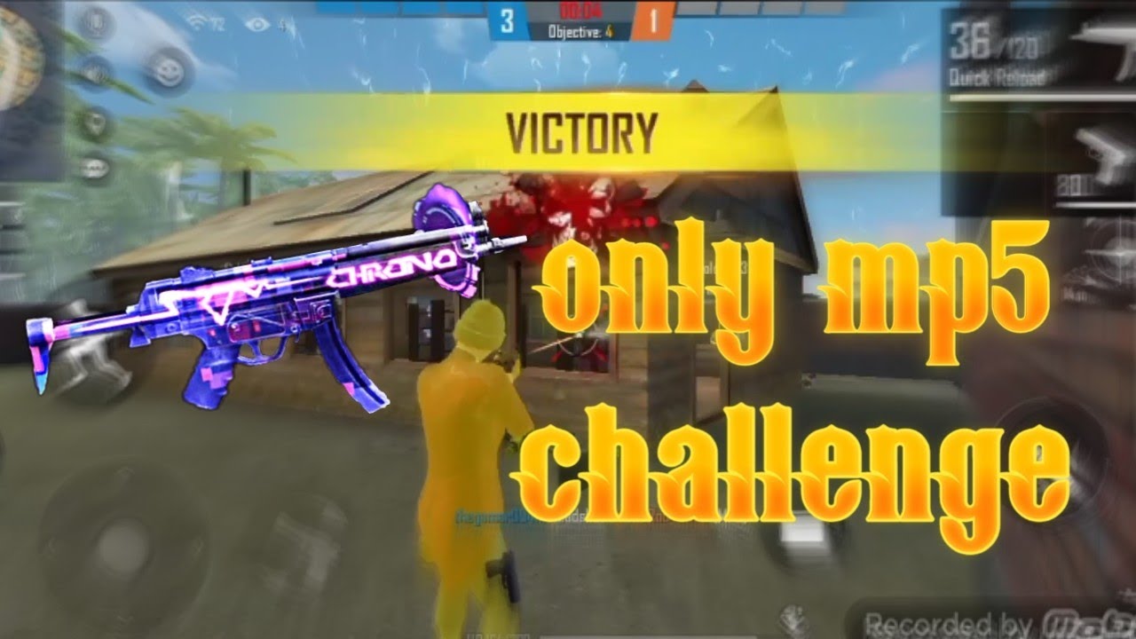 only mp5 challenge in clash squad ranked gameplay ||over power gamer - YouTube