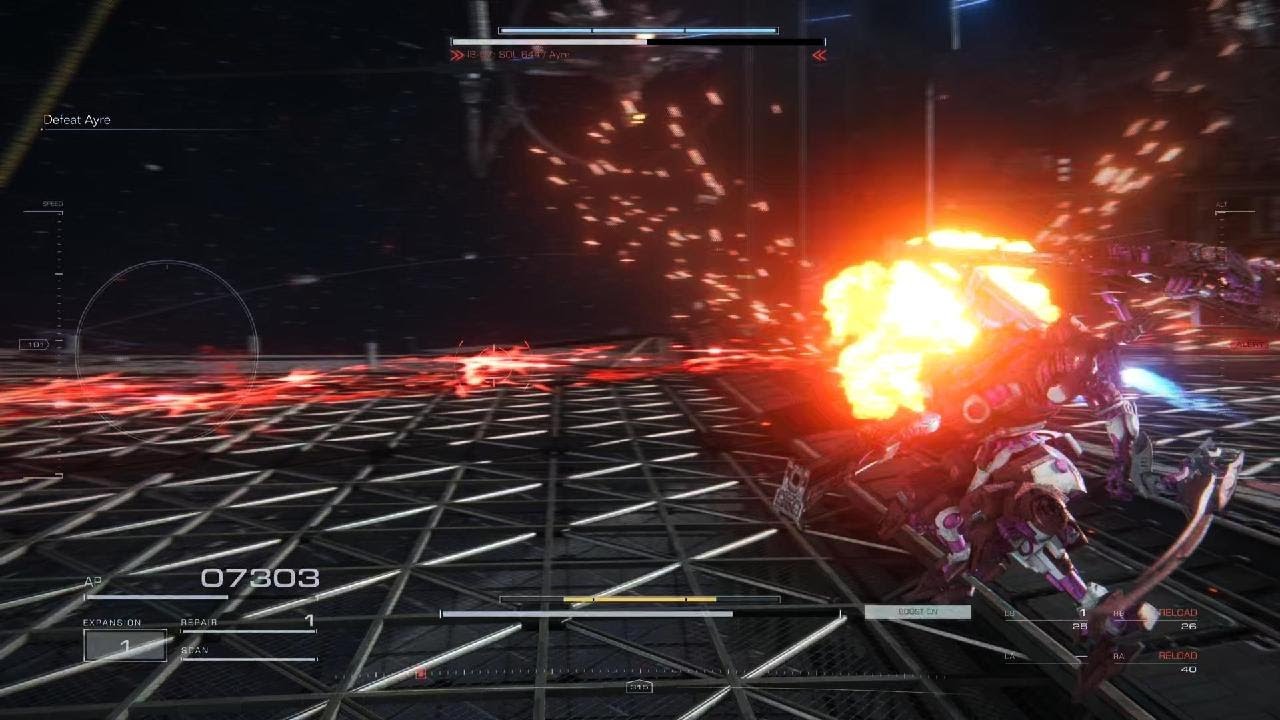 ARMORED CORE VI IB-07 SOL 644 Ayre boss - YouTube