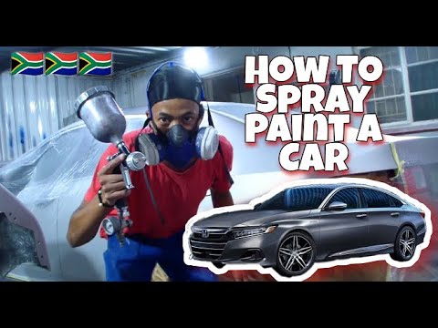 How To Spray Paint A Car In South Africa | South African Youtuber - YouTube
