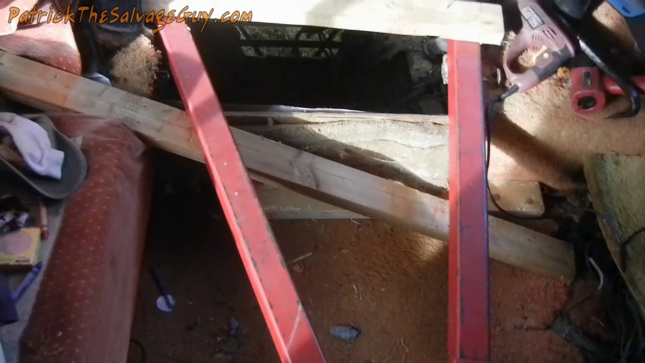 Redneck Engine Removal From MotorHome. Hardest way to pull a Chvey 454 ...